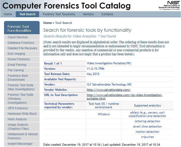 Two more tools from SalvationDATA have been listed in CFTT (Computer ...